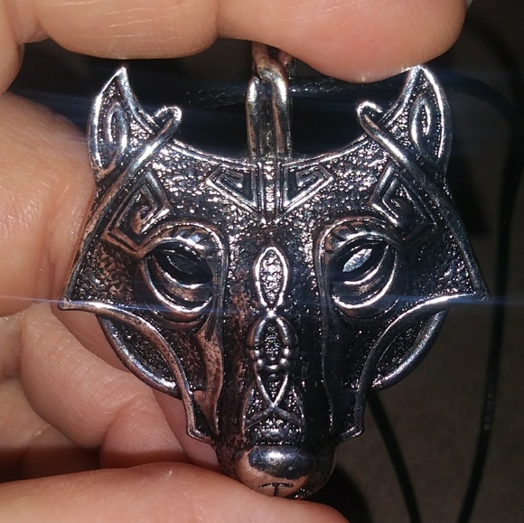 Accessories | Silver Fenrir Wolfs Head | Poshmark